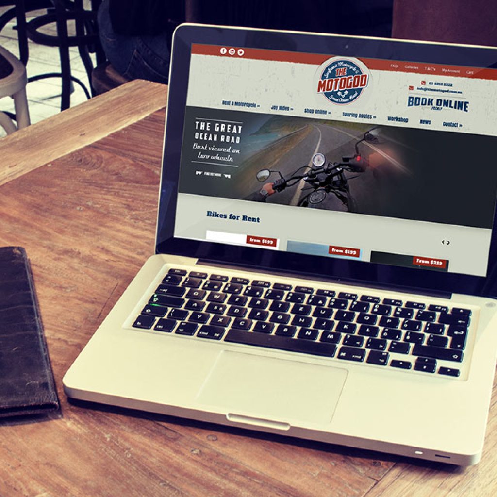 The Moto God | Brand Identity | Brown Ink Design Geelong