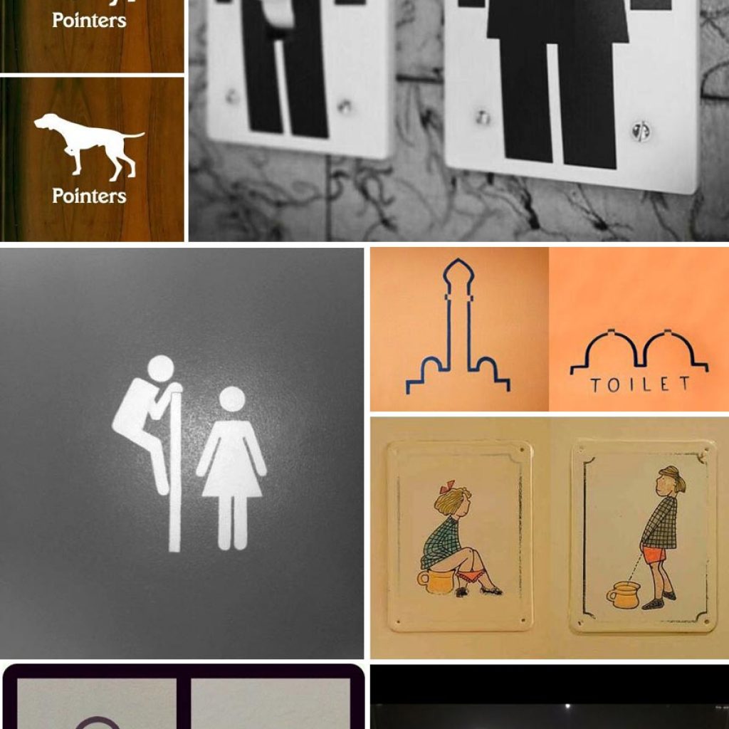 A-little-too-far-toilet-signs - Brown Ink Geelong, Ballarat, Torquay