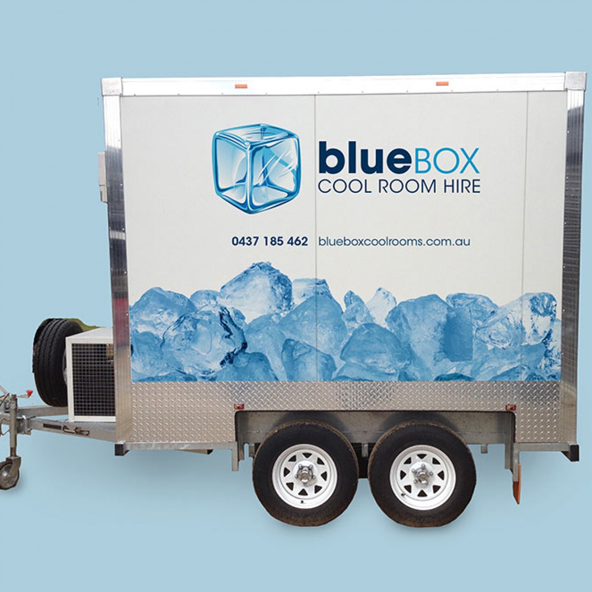 Blue Box Cool Rooms Branding - Brown Ink Geelong, Ballarat, Torquay