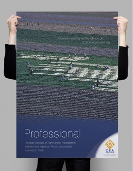 CEA Australia Brand Values Posters | Brown Ink Design Geelong